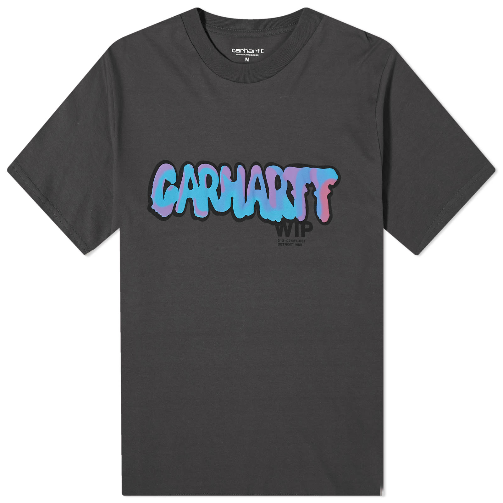 Carhartt WIP Drip Logo T-Shirt Charcoal | END. (US)