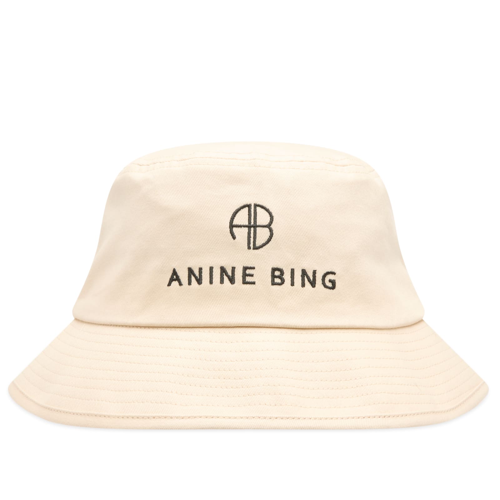 Anine Bing Nicks Logo Bucket Hat Cool Ivory | END. (GB)