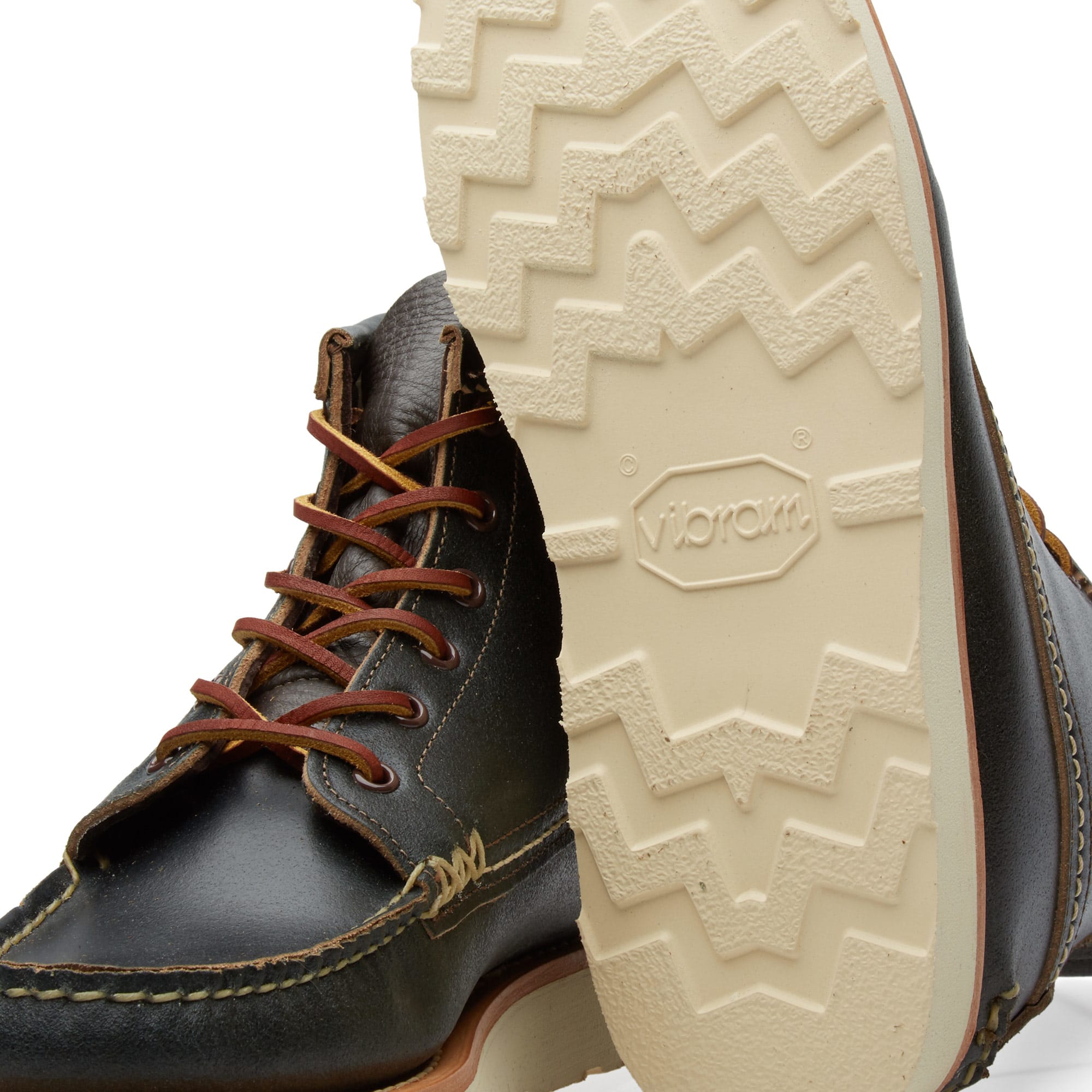 Yuketen 6-Eye Maine Guide Boot Wax Loden | END. (IE)