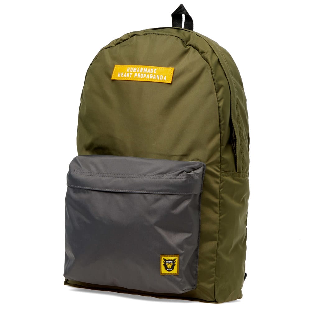 Human Made Nylon Backpack Olive Drab | END. (UK)