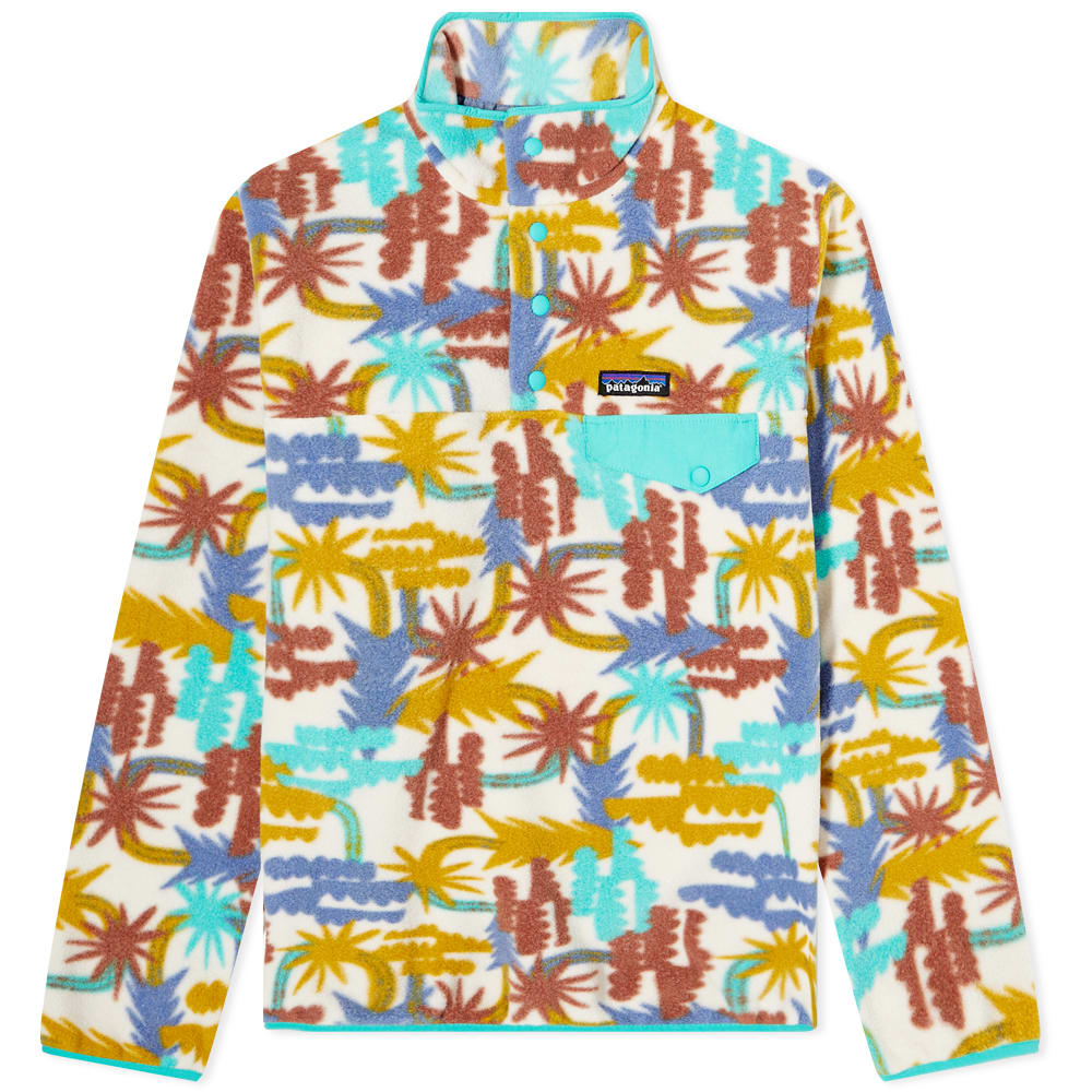 Patagonia Lightweight Synchilla Snap T-Pullover Tree Fresh Teal | END. (SG)