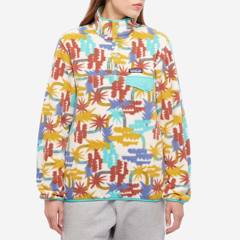 Patagonia Lightweight Synchilla Snap T-Pullover Tree Fresh Teal | END. (TW)