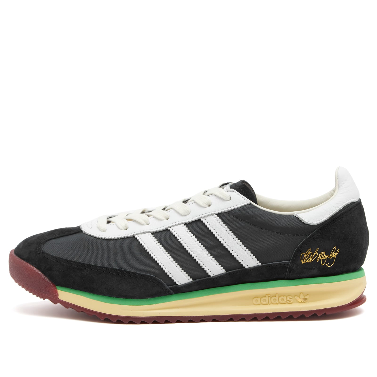 Adidas x Bob Marley SL72 RS Sneaker Black, White & Off White | END. (JP)