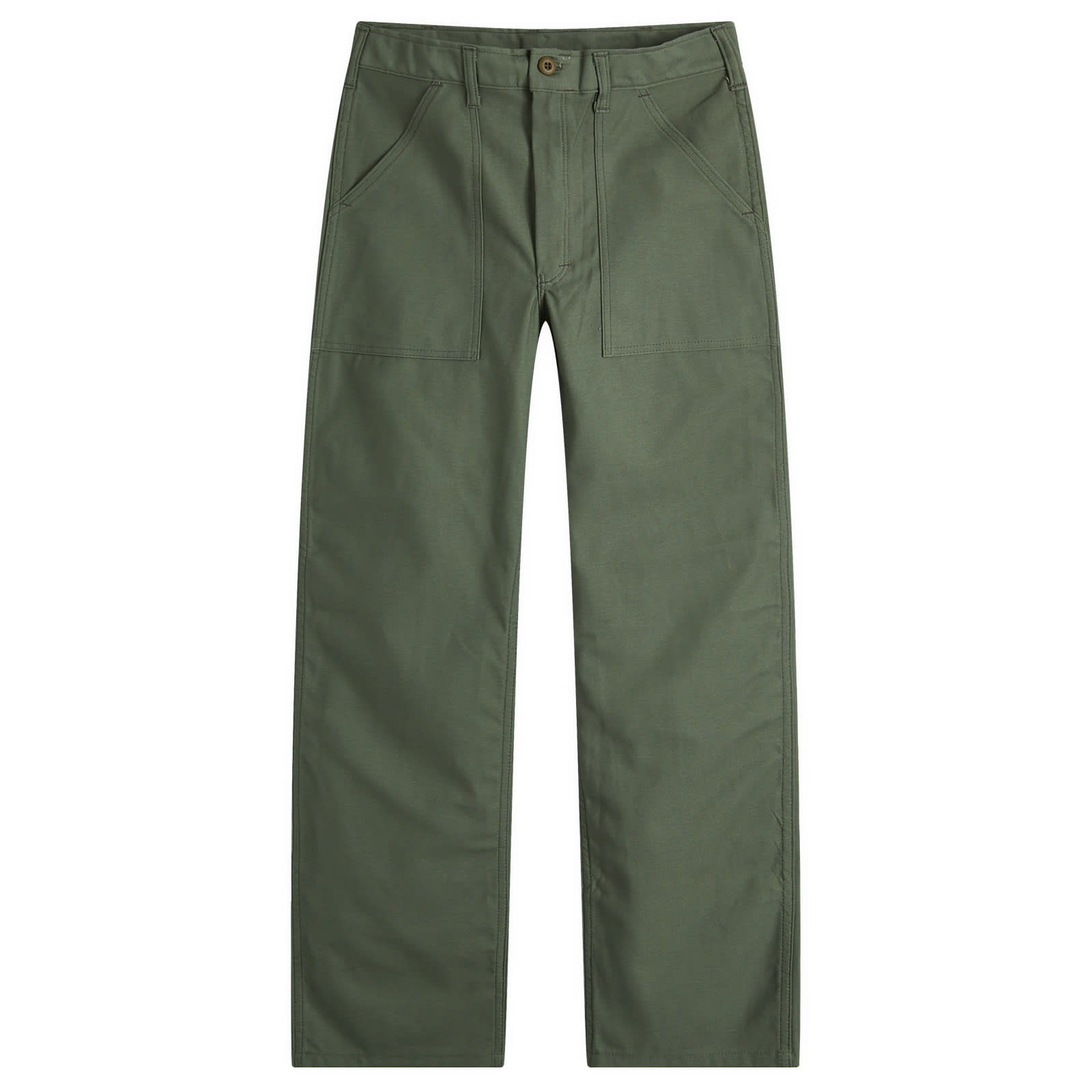 Stan Ray Loose Fit 4 Pocket Fatigue Pants Olive Sateen | END. (US)