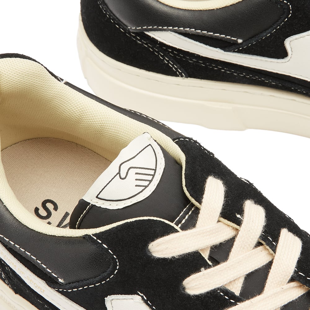 Stepney Workers Club Pearl S-Strike Leather Sneaker Black & White | END ...