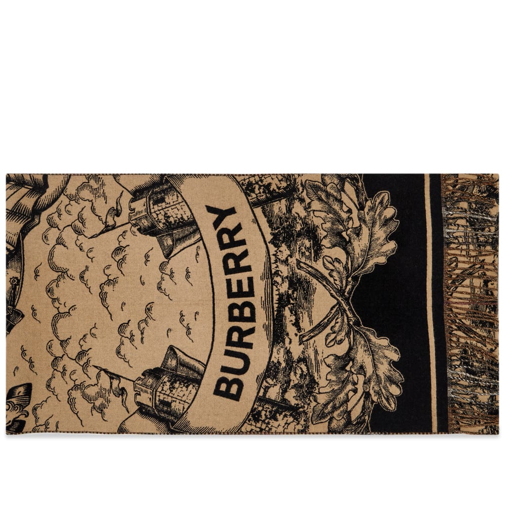 Burberry Forest Print Scarf Dark Birch Brown | END. (US)