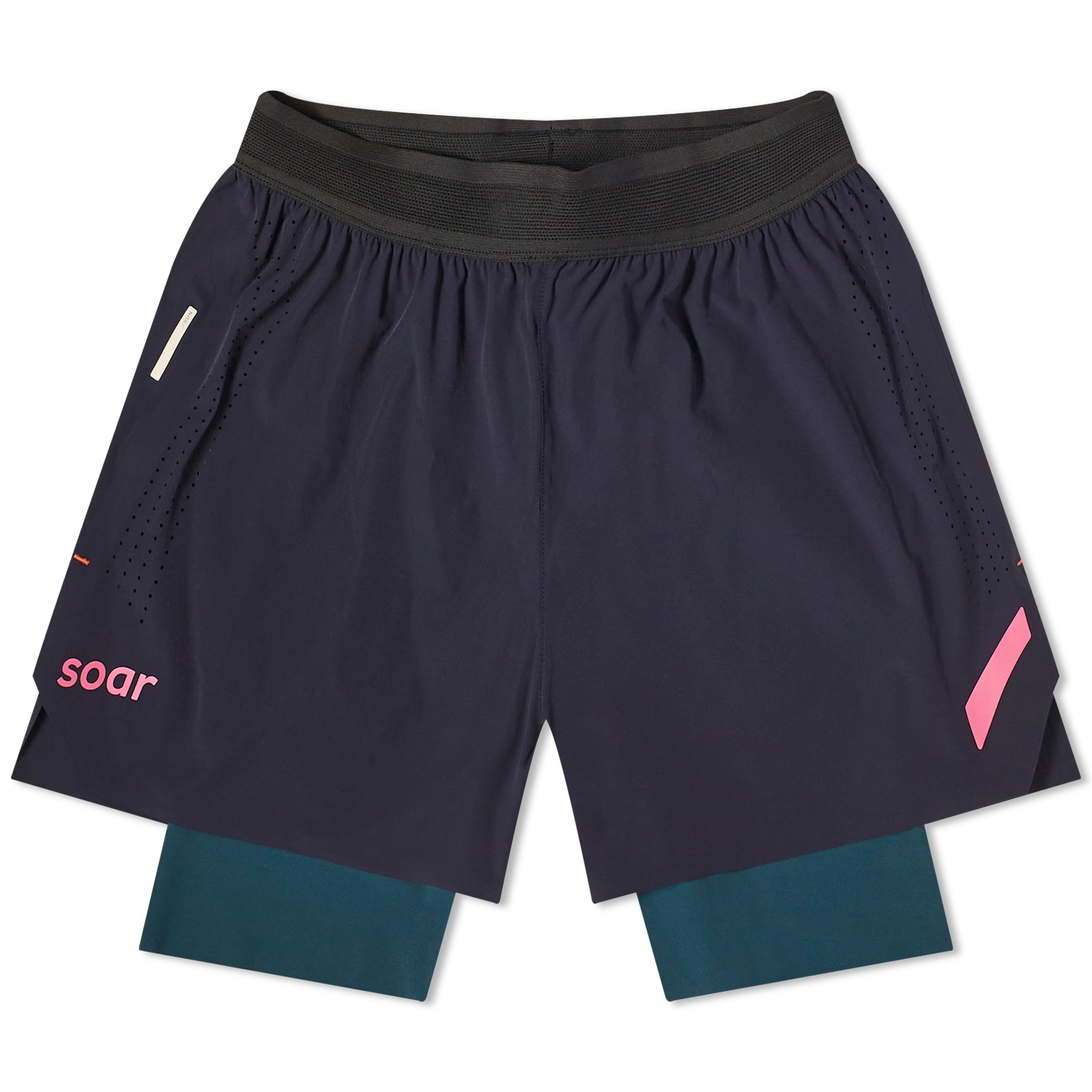 SOAR Dual Run Shorts Navy | END. (GB)