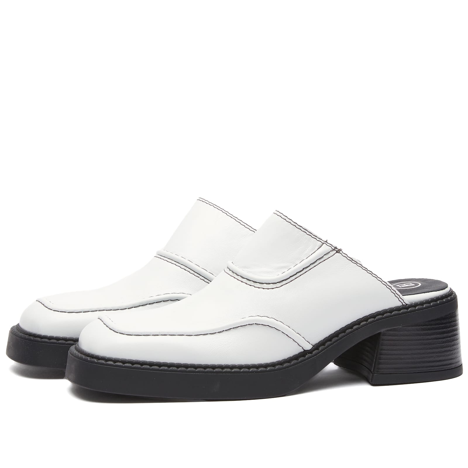 MIISTA Rubi Mule White | END.