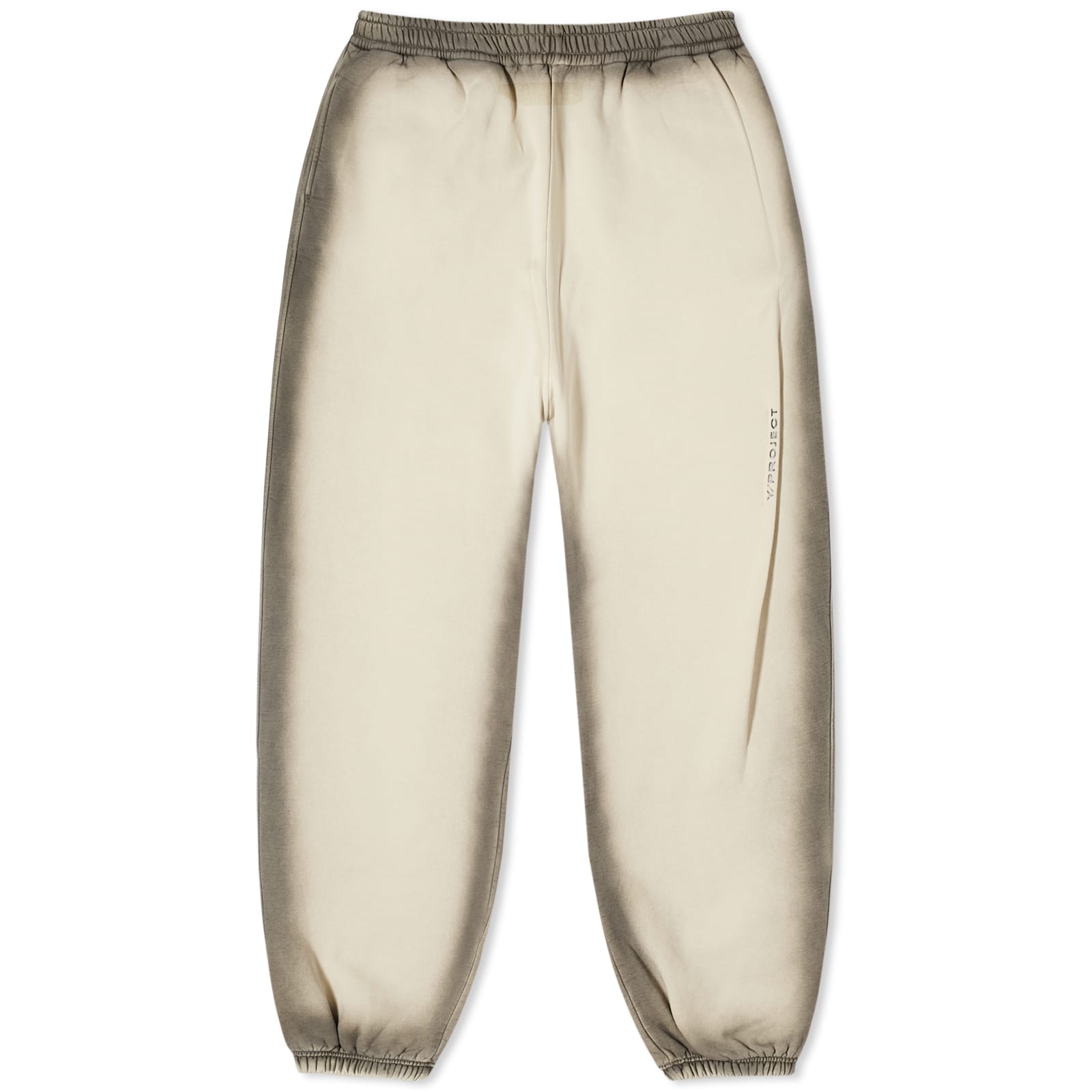 Y/Project Pinched Logo Sweatpants Beige Spray | END.
