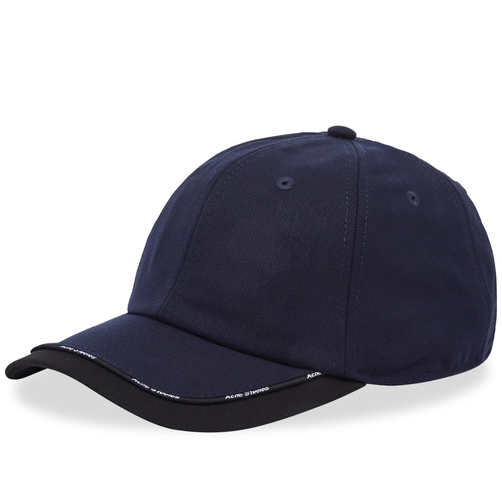 Acne Studios Cipp Contrast Cap Navy & Black | END. (US)