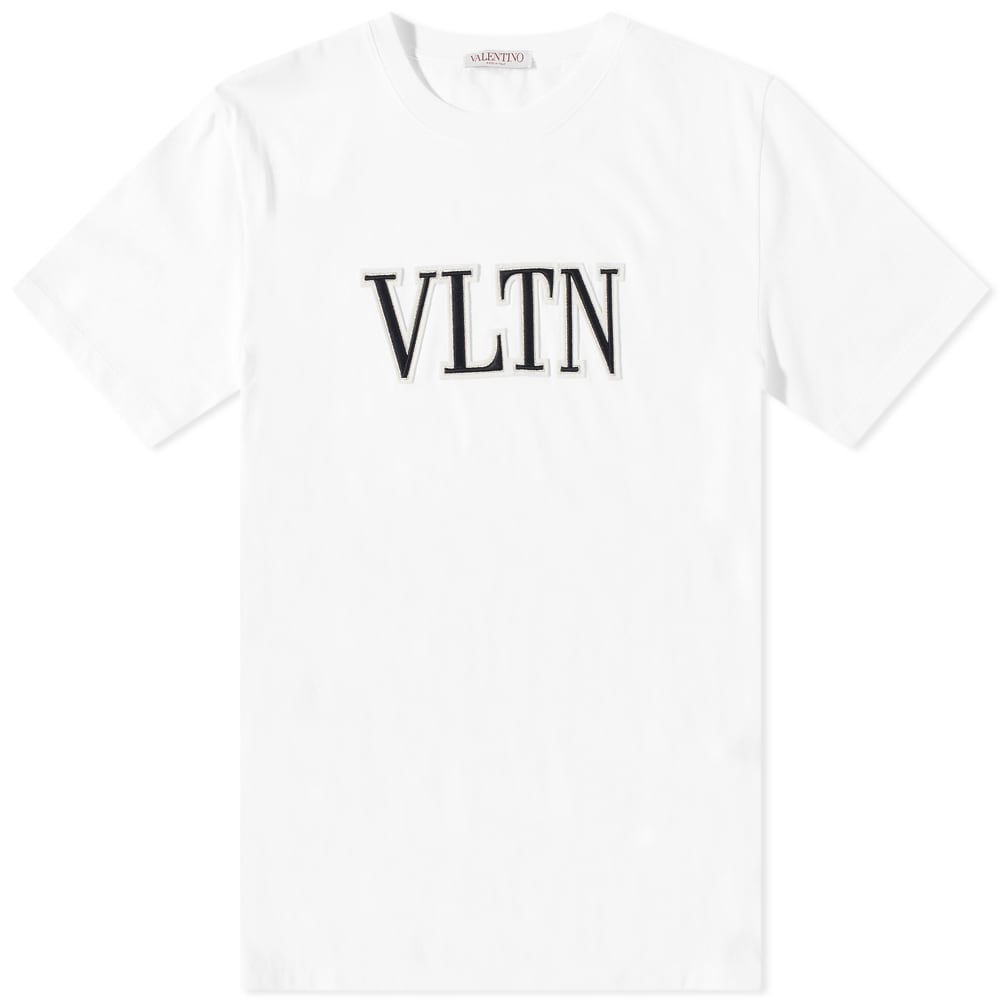 Valentino VLTN Embroidered Tee Bianco | END. (AR)