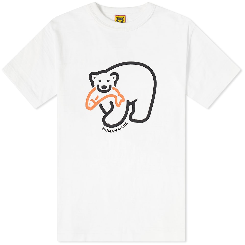 Human Made Polar Bear T-Shirt White | END. (US)