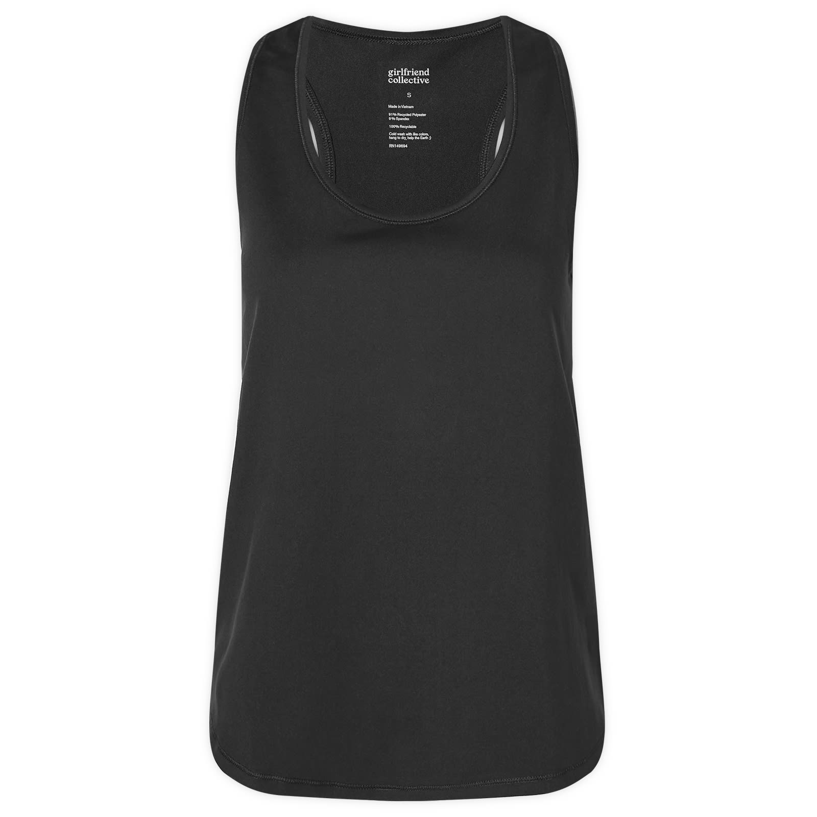 Girlfriend Collective Reset Train Relaxed Tank Black | END. (AR)