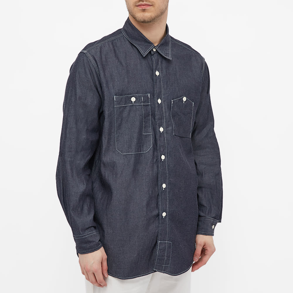 Engineered Garments Indigo Work Shirt Indigo Denim Twill | END. (KR)