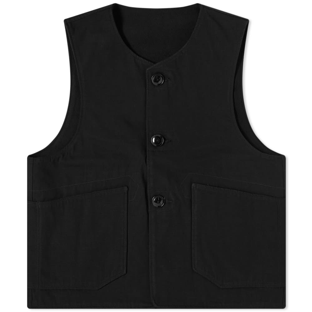 Engineered Garments Ripstop Over Vest Black Ripstop | END. (KR)