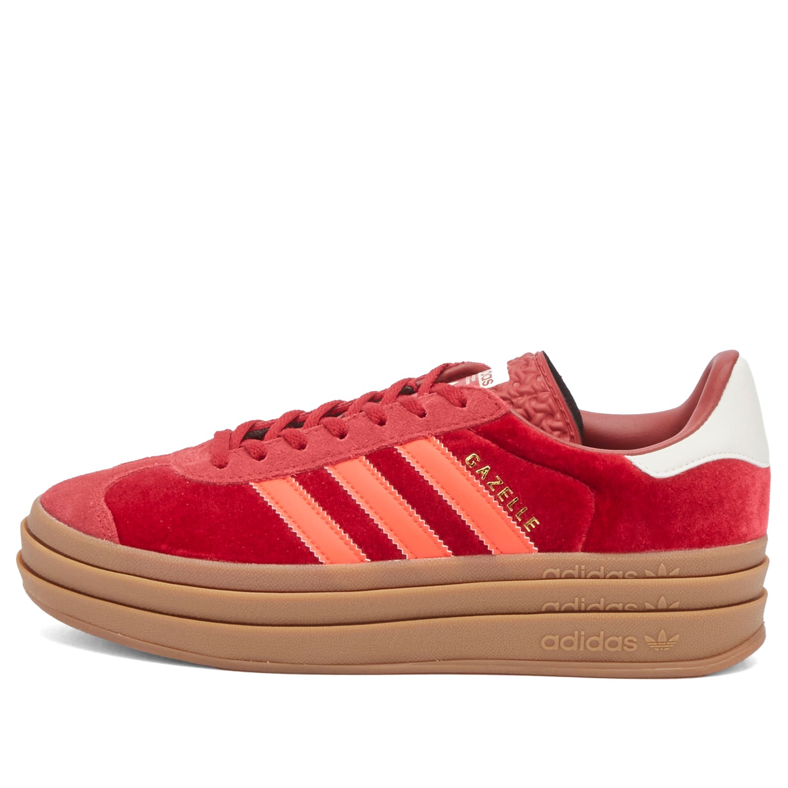 Adidas Gazelle Bold W Sneaker Red & Off White | END. (US)