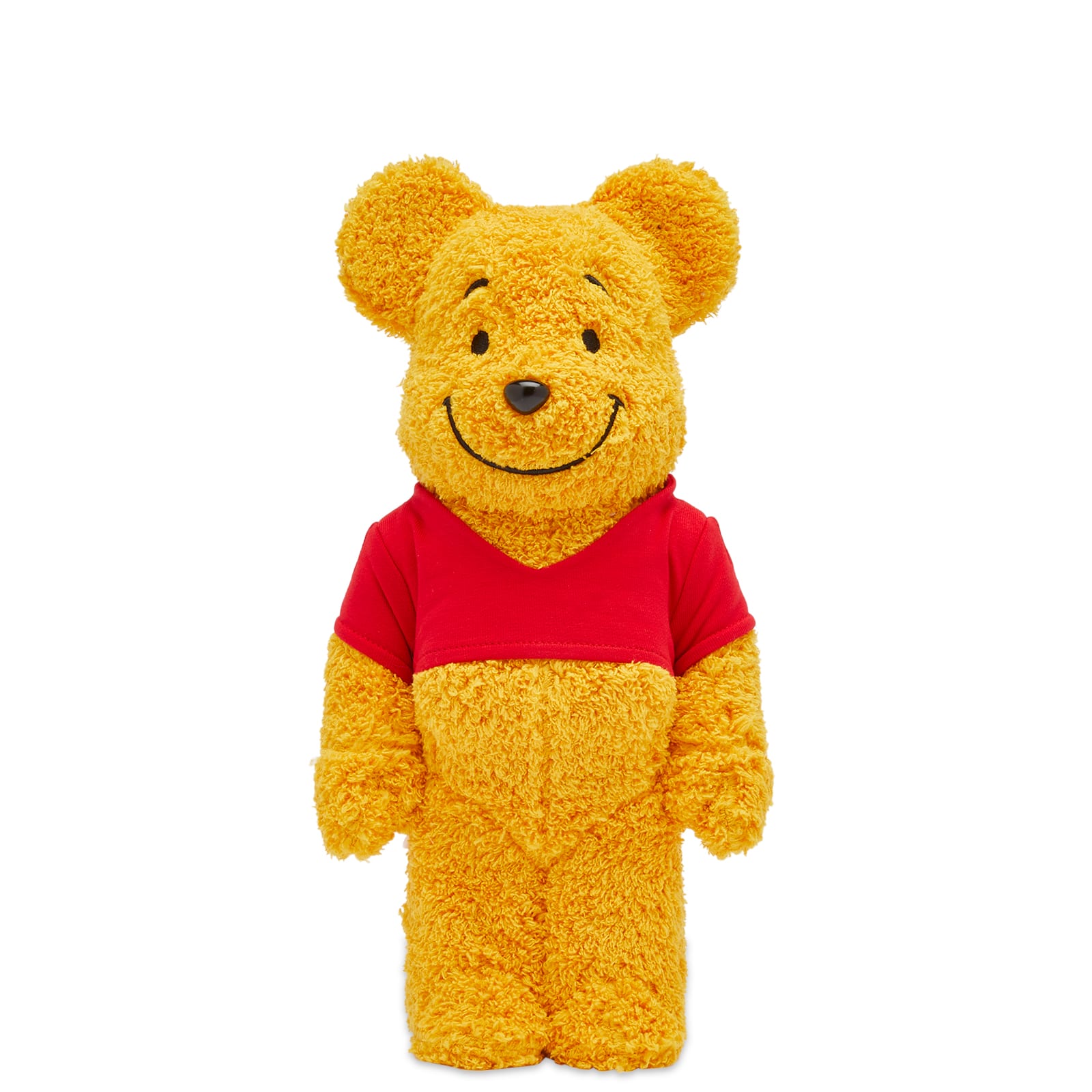 Medicom Be@rbrick Winnie the Pooh Costume Ver. Pile Fabric Yellow & Red ...