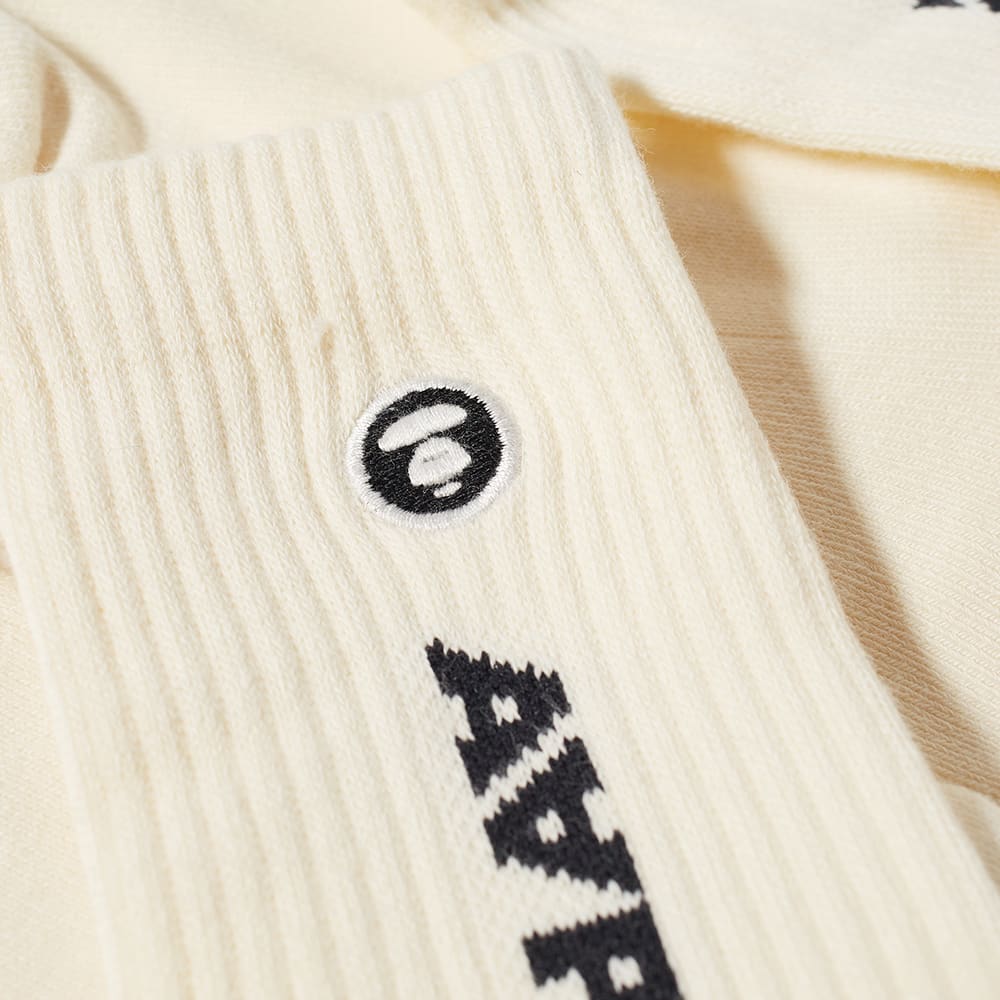 AAPE One Point Socks Ivory | END. (KR)