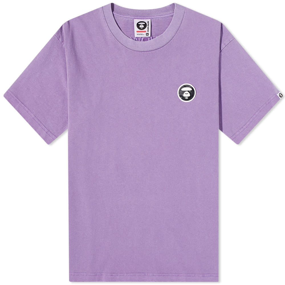 AAPE Garment Dyed Tee Light Purple | END.