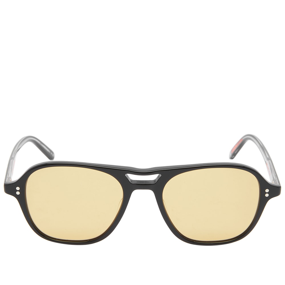 Garrett Leight Doc Sunglasses Black & Desert Sun | END. (JP)