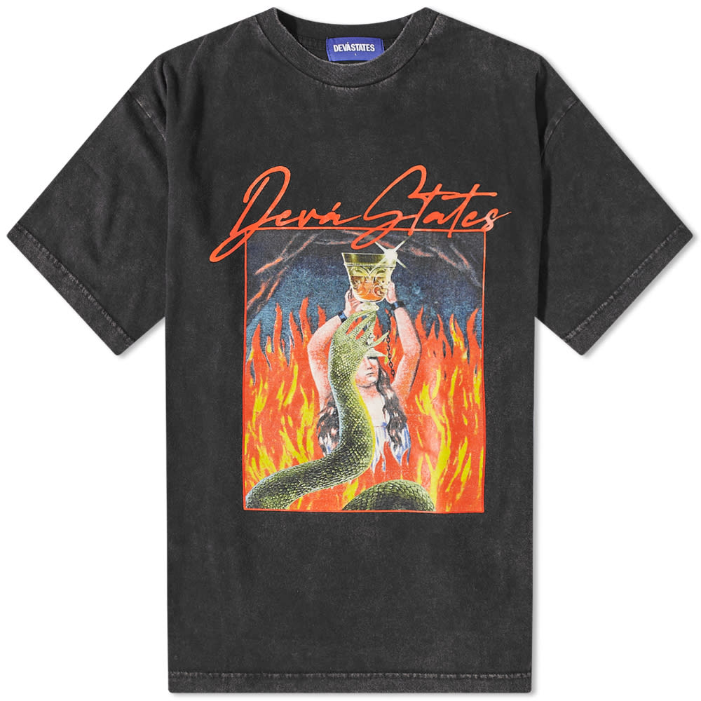 Deva States Habitual T-Shirt Washed Black | END.