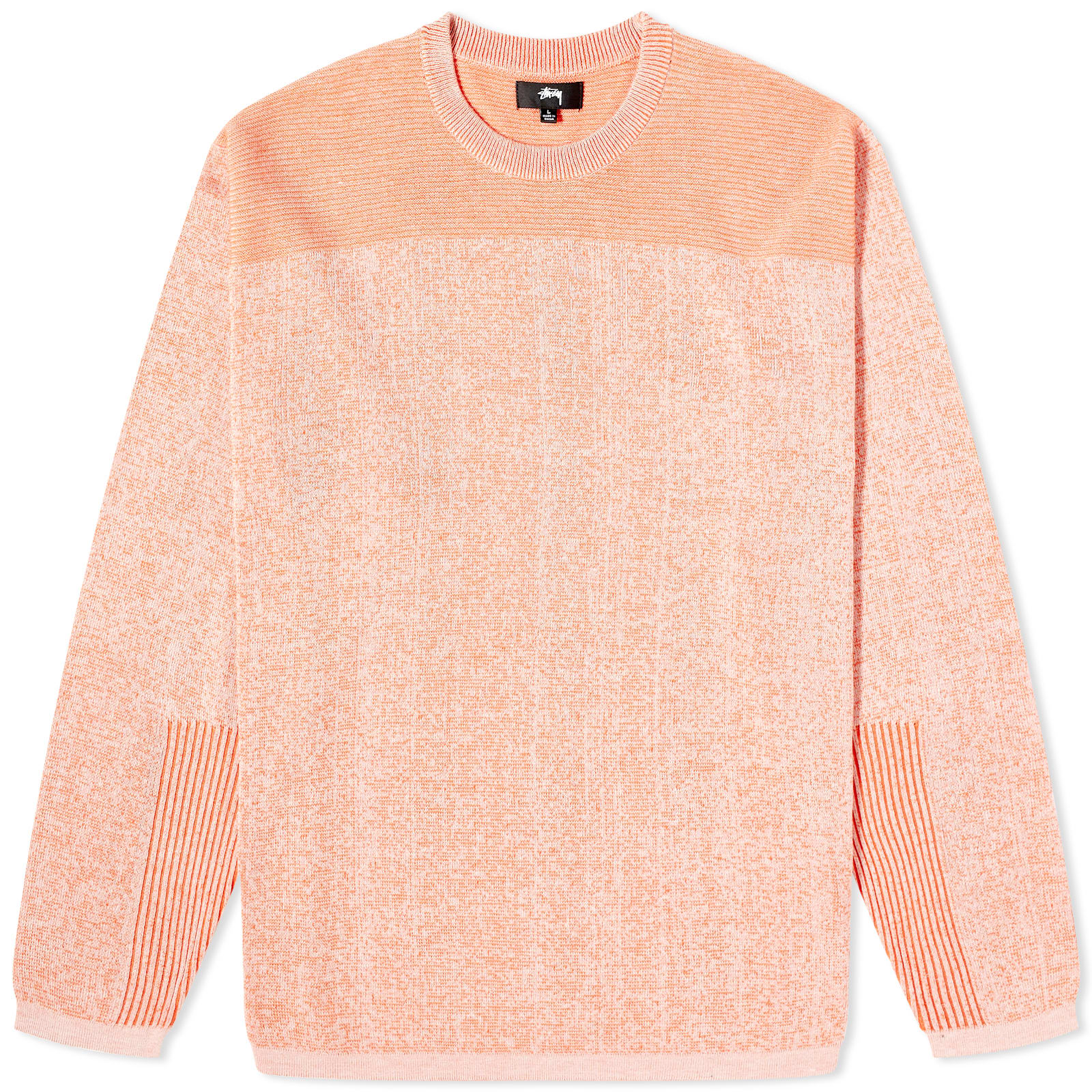 Stussy Engineered Panel Sweater Orange | END. (KR)