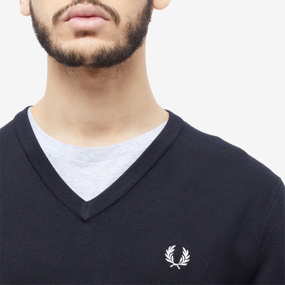 Fred Perry V-Neck Knit Black | END. (US)