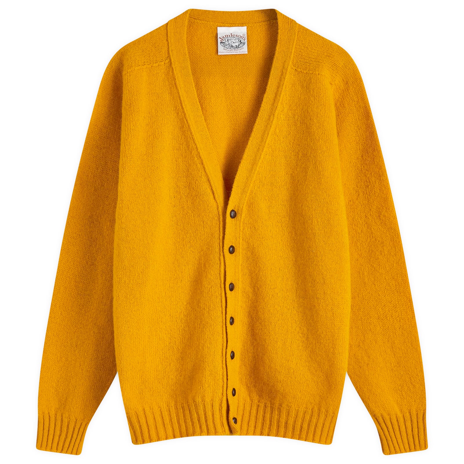 Jamieson's of Shetland V-Neck Cardigan Cornfield | END. (US)