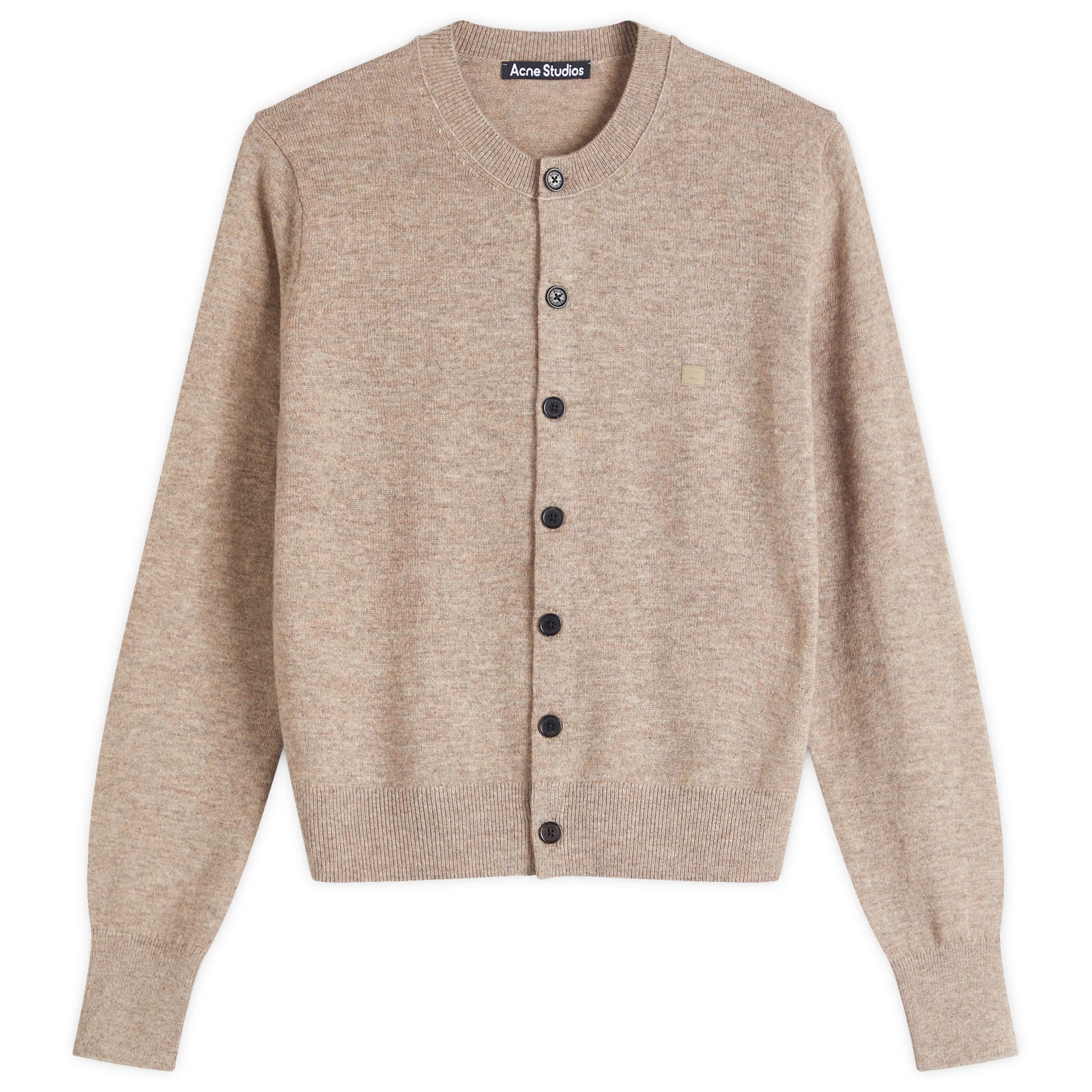 Acne Studios Keny Yak Core Cardigan Greige Melange | END. (US)