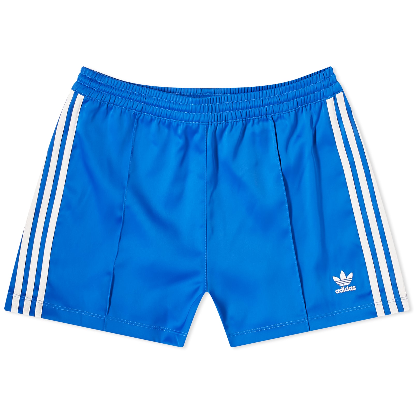 Adidas 3 Stripe Satin Short Blue | END. (GB)