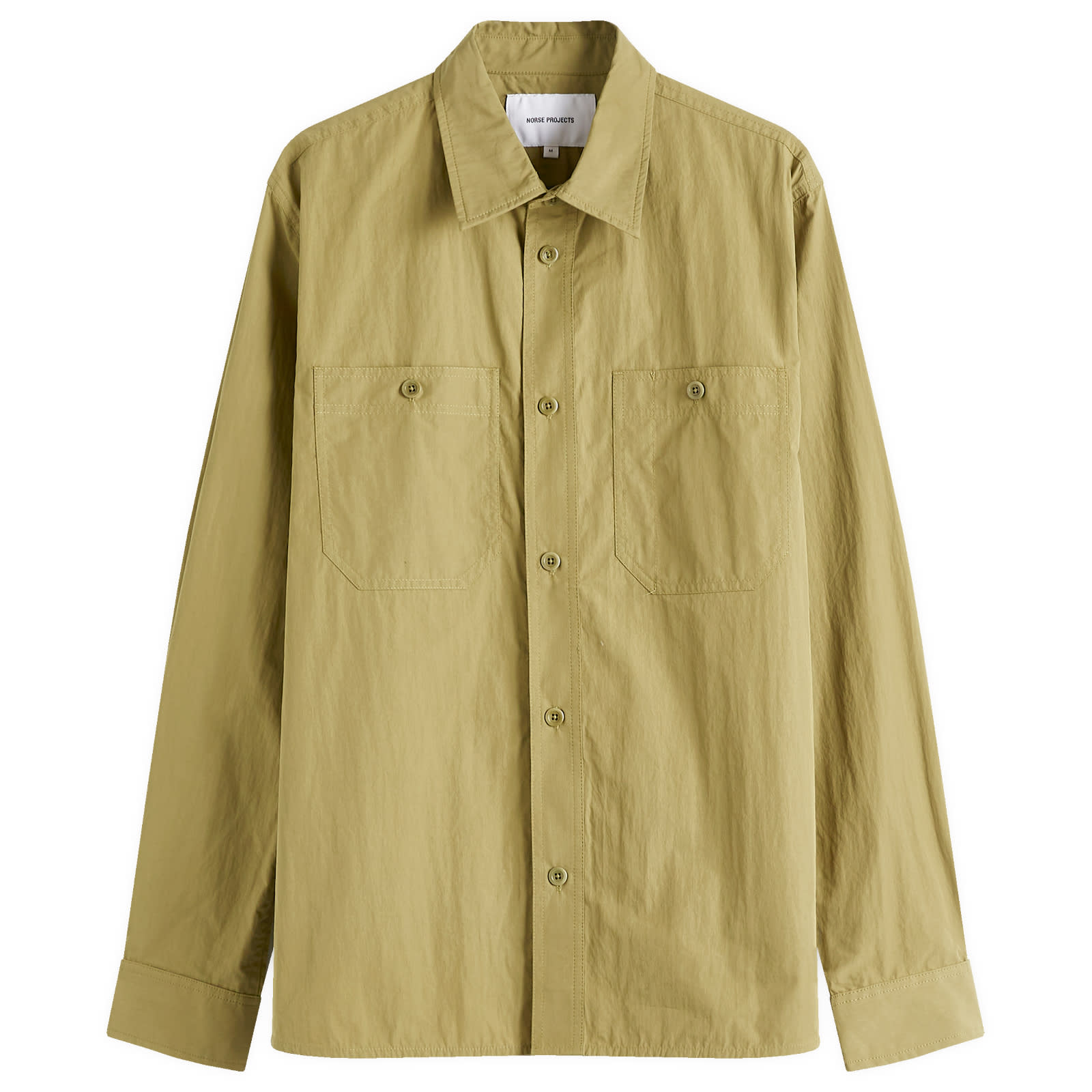 Norse Projects Silas Tech Poplin Shirt 2.0 Moss Green | END. (GB)