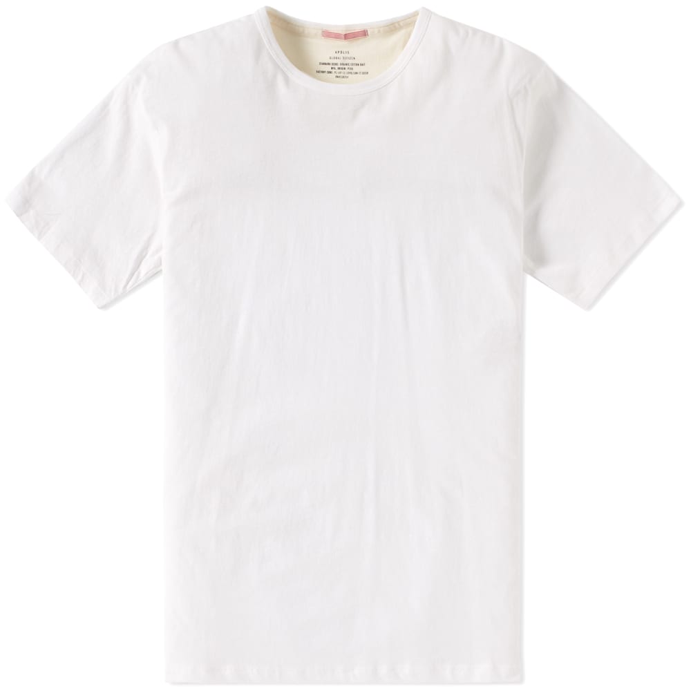 Apolis Organic Crew Tee White | END. (US)