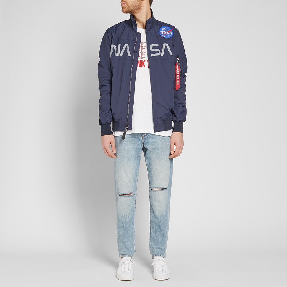Alpha Industries NASA Jacket Replica Blue | END. (TW)