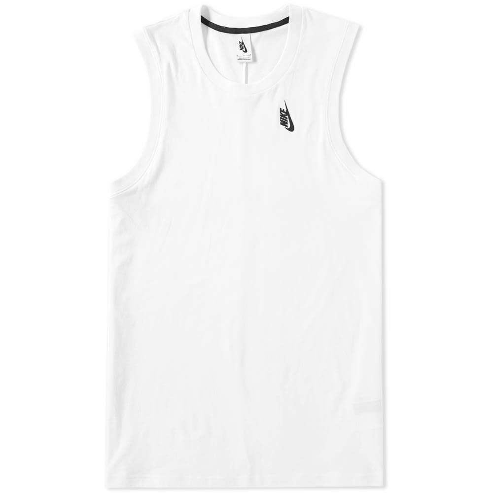 NikeLab Essentials Tank Top Sail Black END UK 