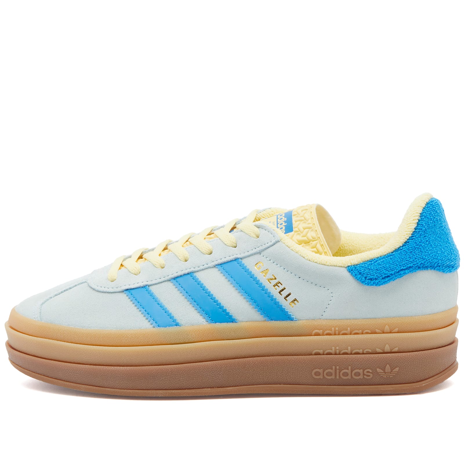Adidas GAZELLE BOLD W Almost Blue, Bright Blue & Almost Yellow | END. (US)