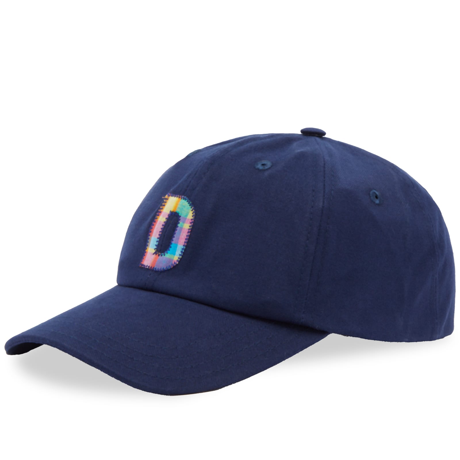 Drake's Madras D Baseball Cap Navy | END. (US)