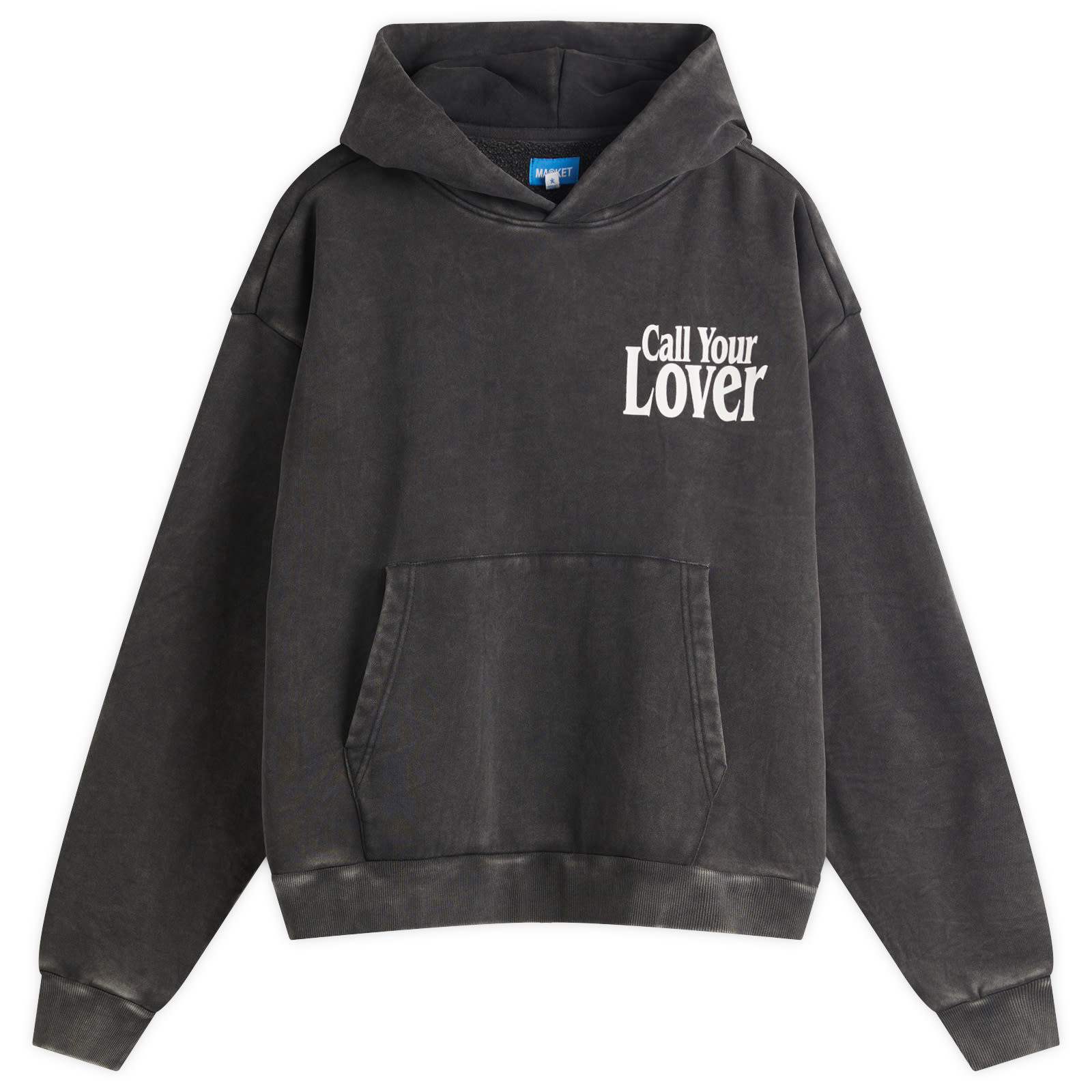 MARKET Call My Lover Hoodie Washed-Black | END. (US)