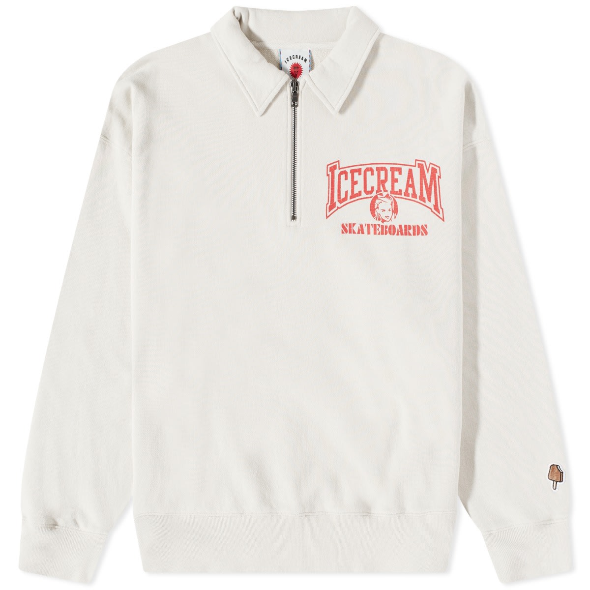 ICECREAM Half Zip Sweat Grey | END. (US)