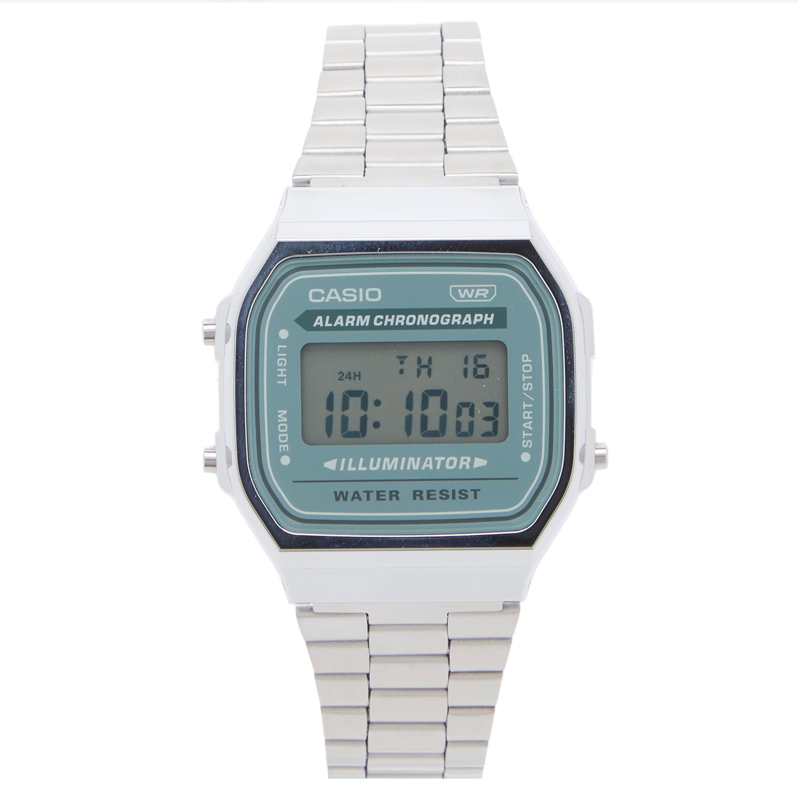 Casio Vintage A168WA Watch Silver | END. (GB)