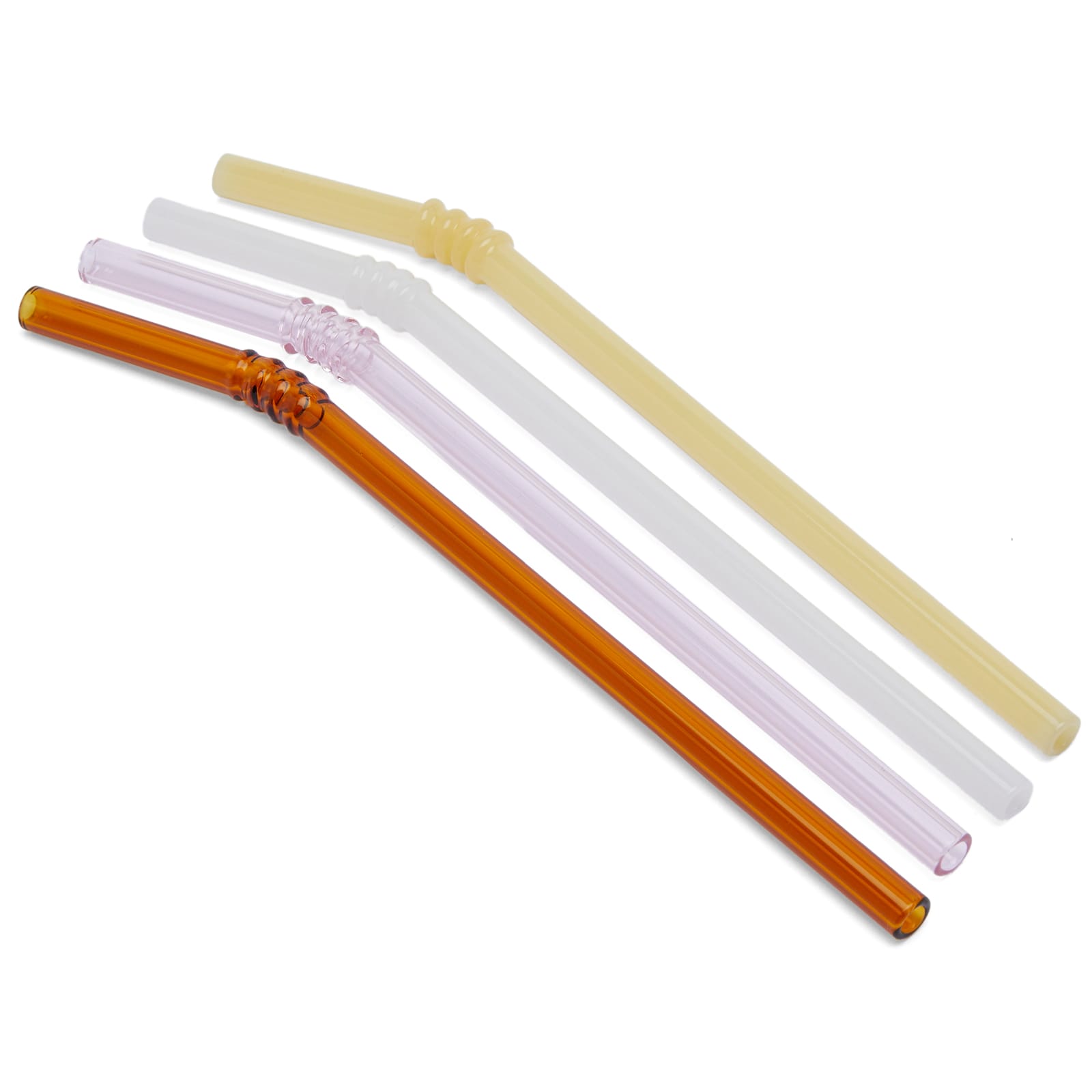 HAY Sip Swirl Straw - Set of 4 Opaque Mix | END. (US)