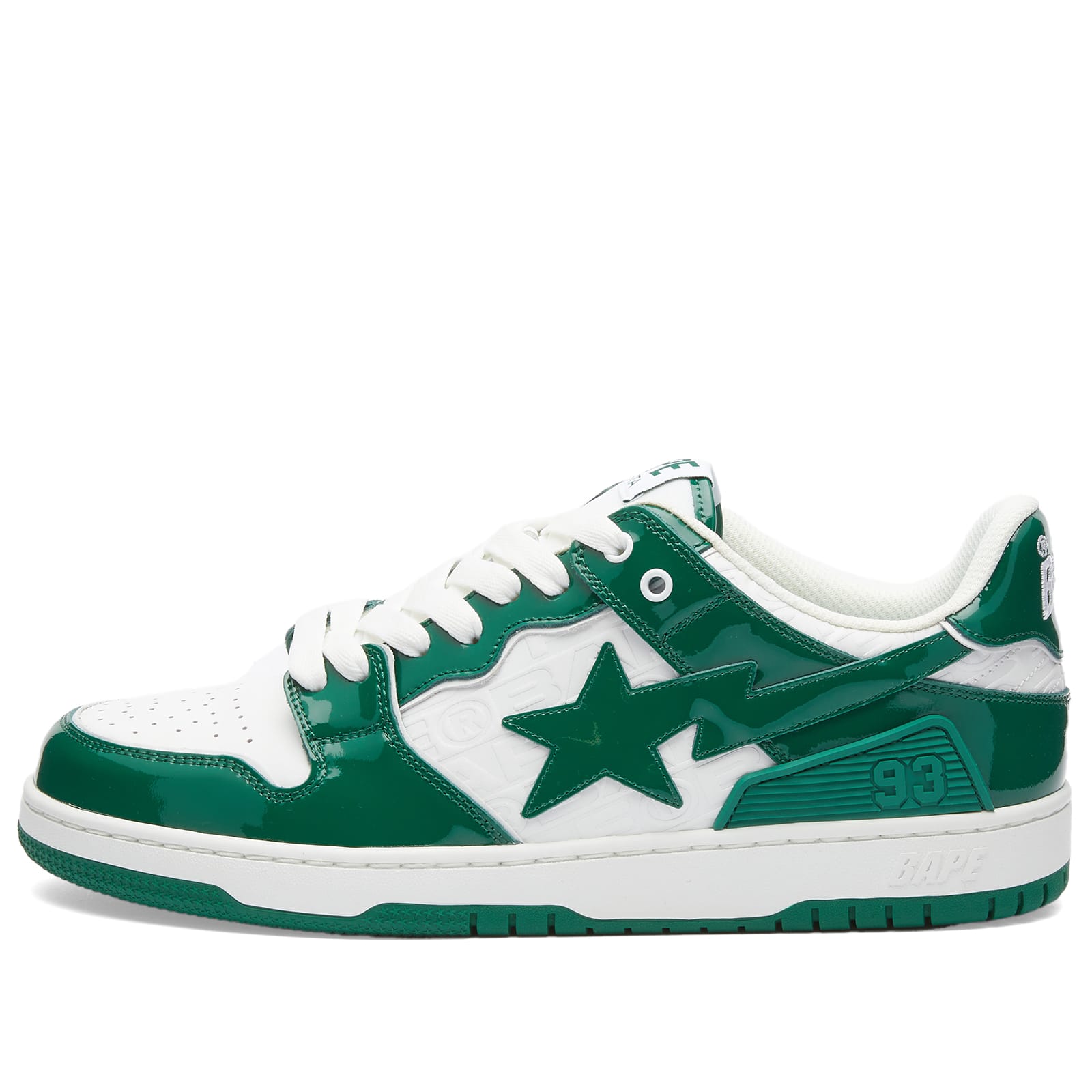 A Bathing Ape Bape Sk8 Sta Mono Sneaker Green | END. (GB)