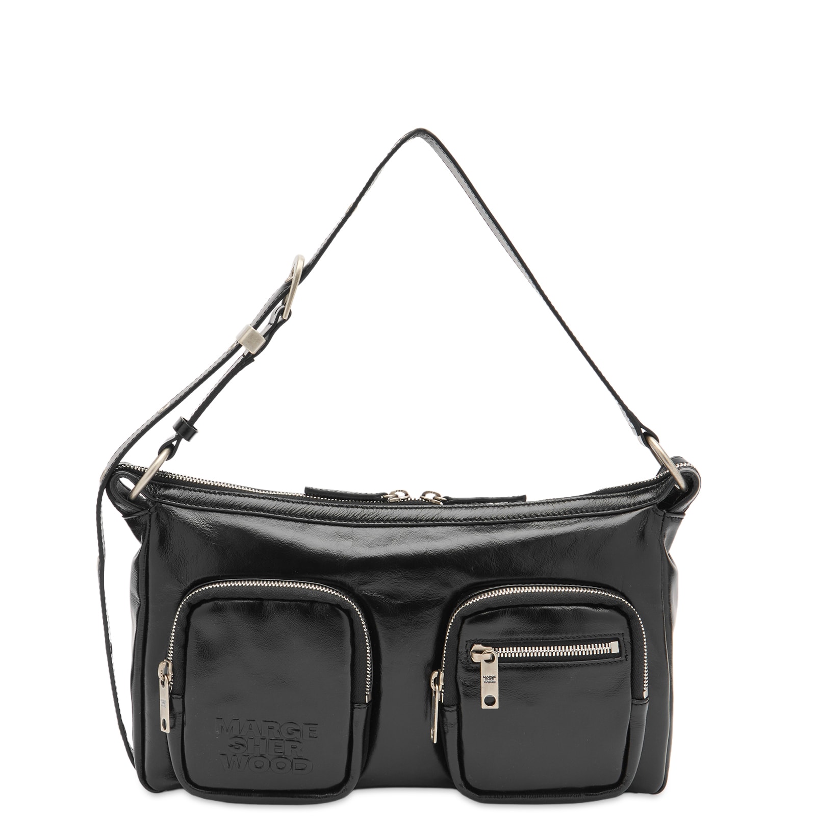 MARGESHERWOOD Outpocket Hobo Bag Black | END. (US)