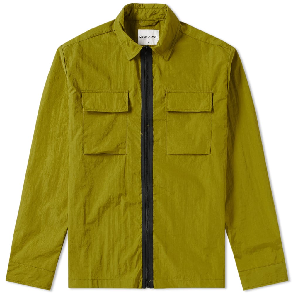 MKI Nylon Zip Shirt Jacket Ochra | END. (BE)