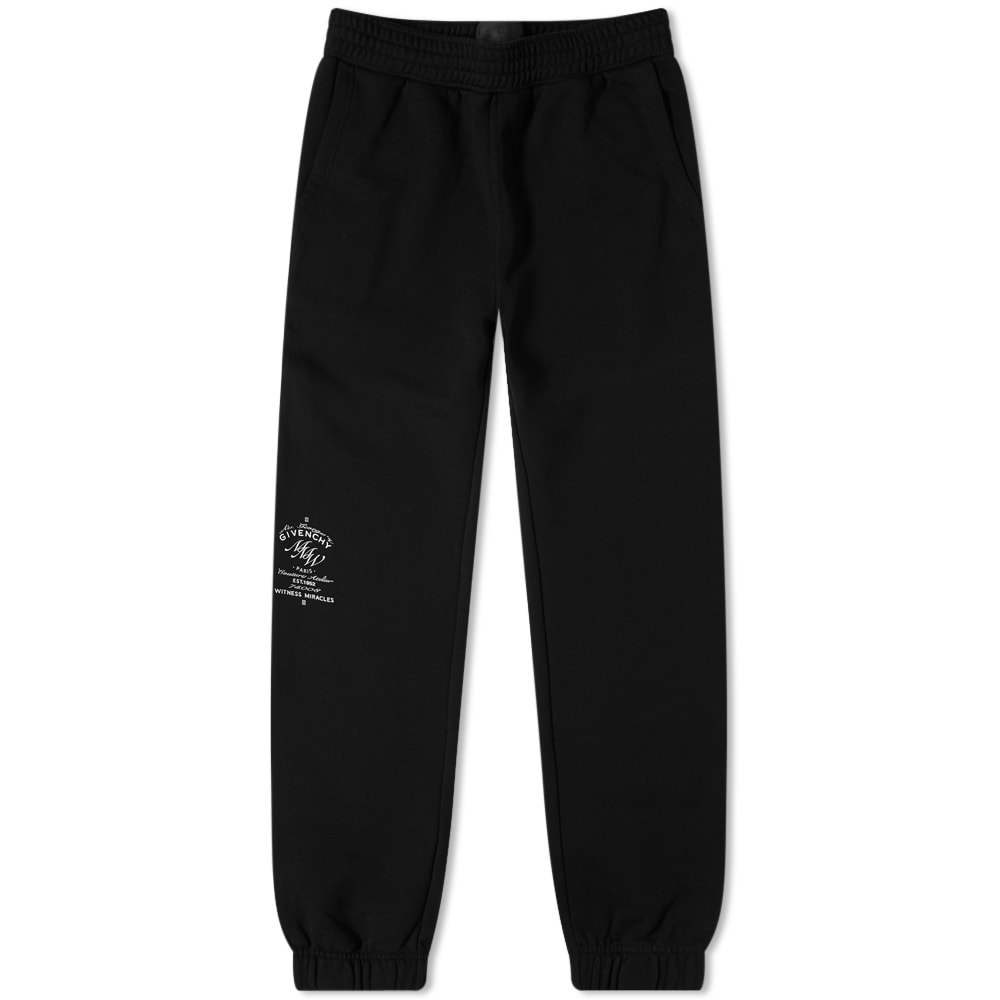 Givenchy MMW Crest Logo Sweat Pant Black | END. (KR)