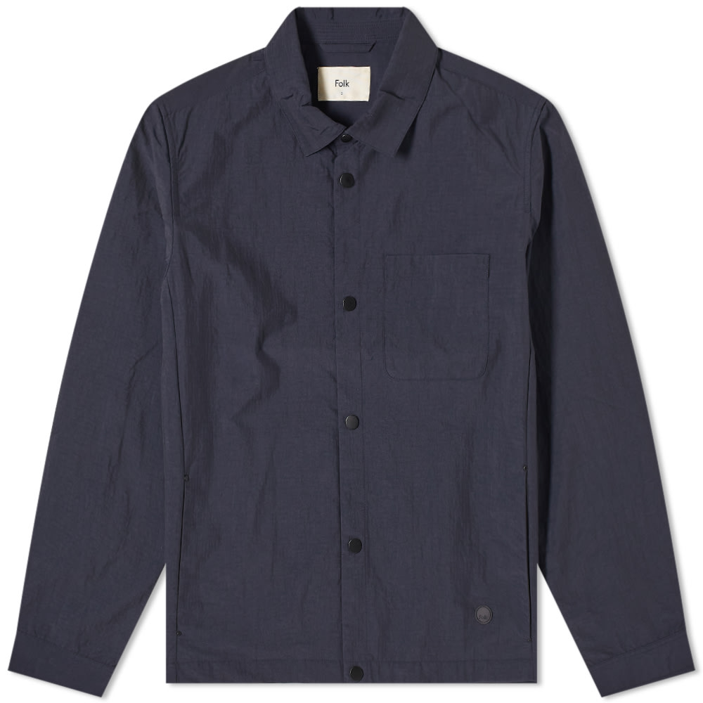 Folk Orb Ripstop Jacket Navy Ripstop | END. (US)