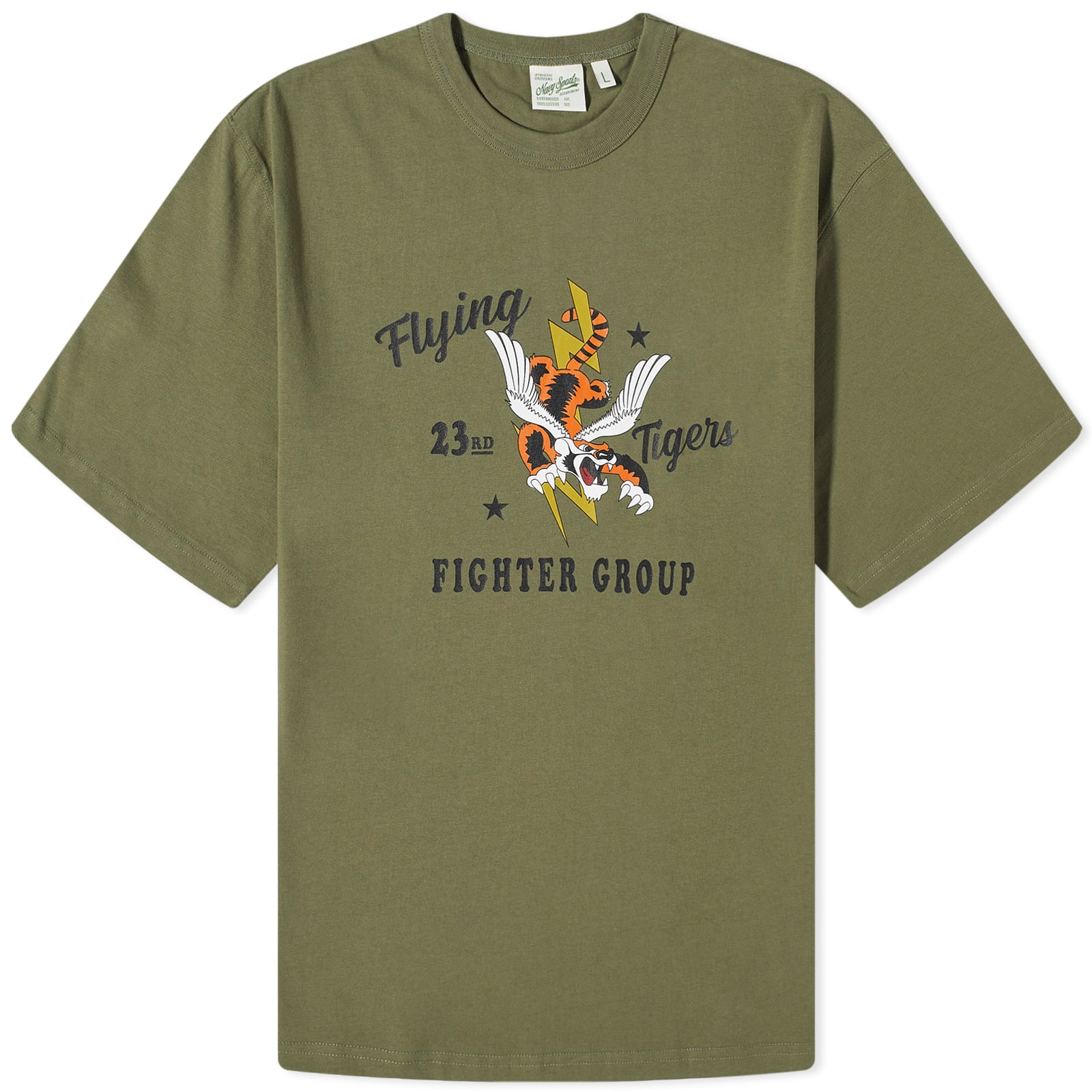 Uniform Bridge Flying Tiger T-Shirt Olive | END. (GB)