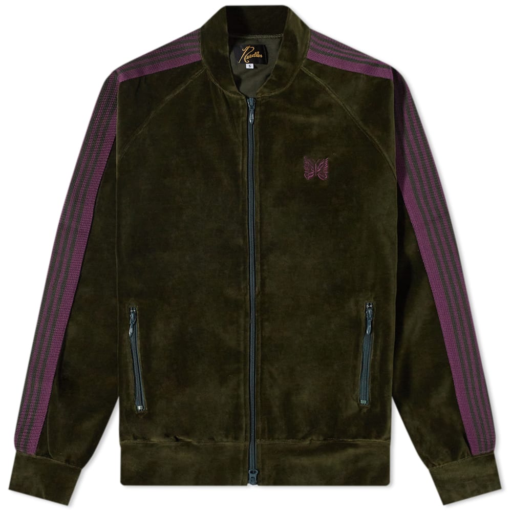 Needles Velour Track Jacket Green | END. (TW)
