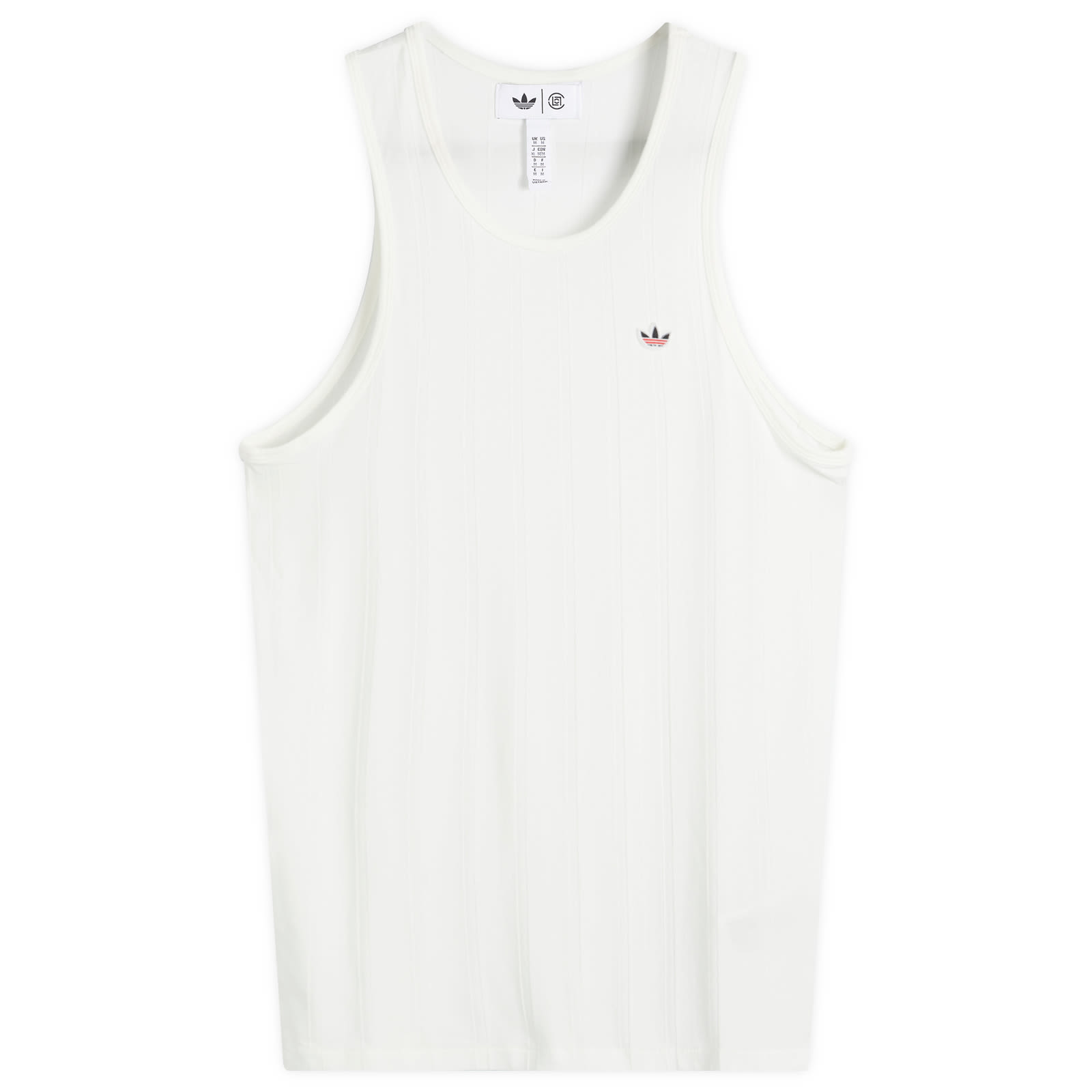 Adidas CLOT by EC Ribbed Tank Core White | END. (US)