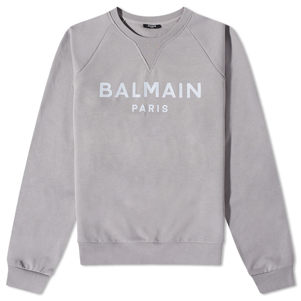 Balmain Printed Sweat Grey & Blue | END. (GB)