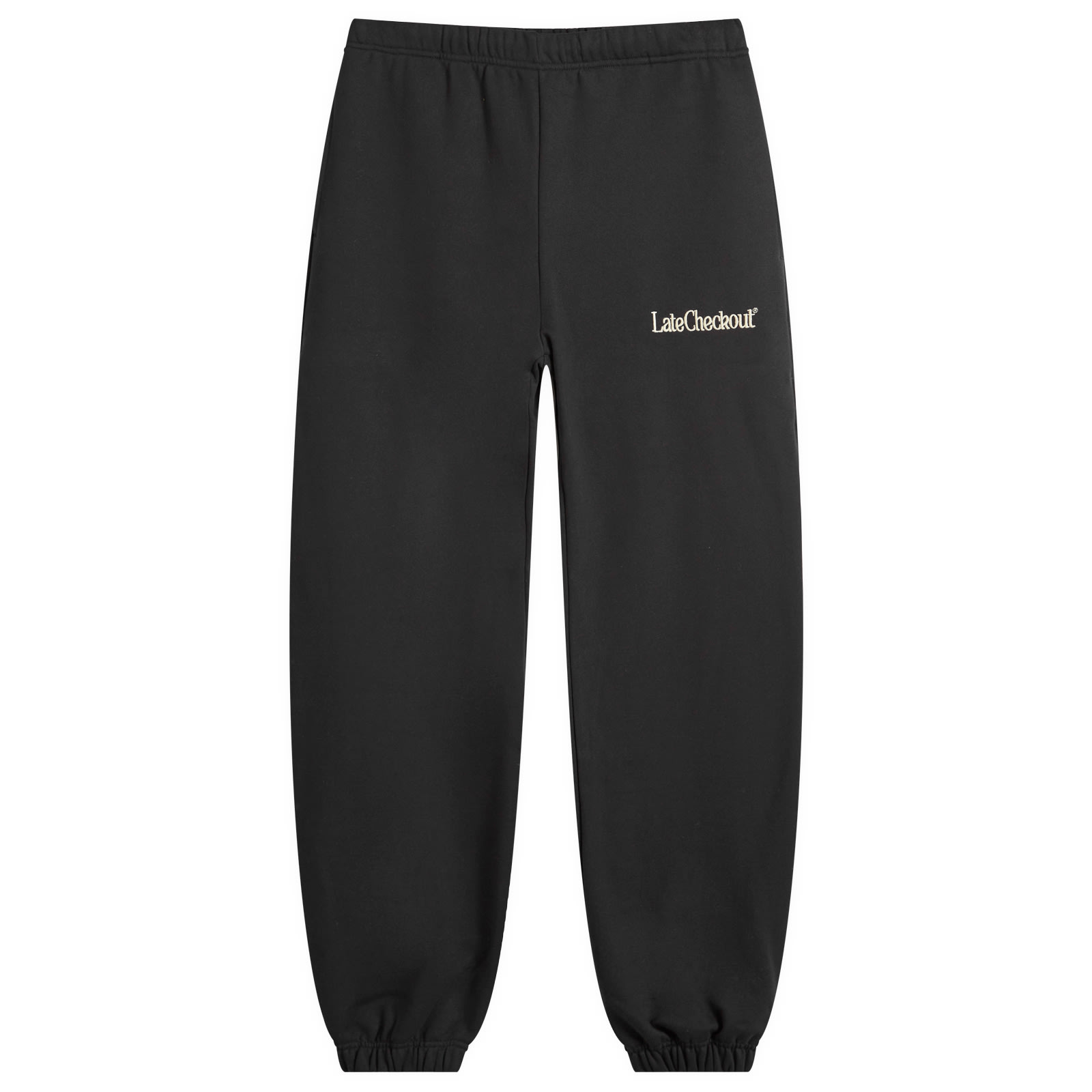 Late Checkout LC Logo Sweat Pants Black | END. (US)